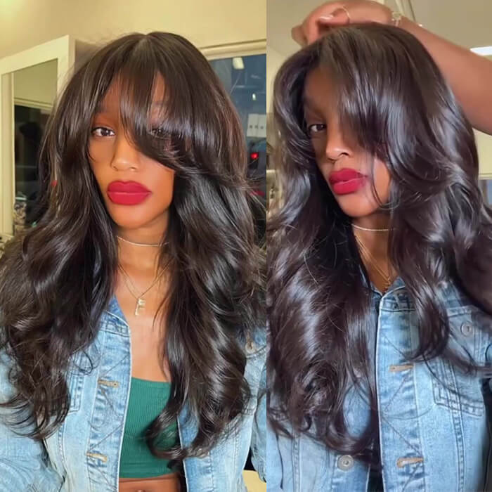 Lace Front Human Hair Wigs | Virgin Hair Weaves - Hermosa Hair