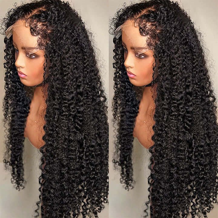 4C Kinky Edges Wigs | Human Hair Wig With Curly Edges – Hermosa Hair