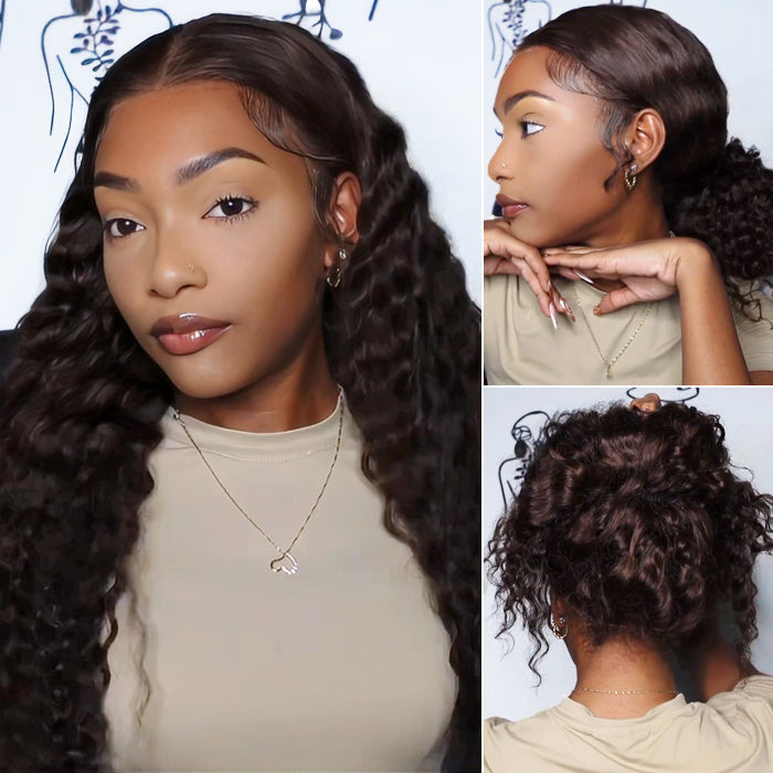 Invisible Strap Wig | Hidden String 360 Lace Wig Fit For All Heads ...