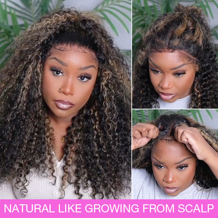 4C Kinky Edges Wigs | Human Hair Wig With Curly Edges – Hermosa Hair