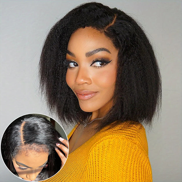 4C Kinky Edges Wigs | Human Hair Wig With Curly Edges – Page 2 ...