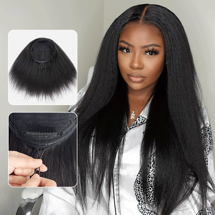 Human Hair 3 In 1 Half Wigs | Flip Over Half Wig – Hermosa Hair