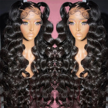 Loose Deep Wave Wig | Lace Front Human Hair Wigs For Women – Hermosa Hair