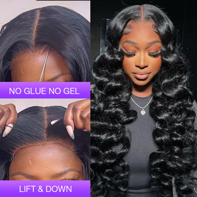 Loose Wave HD Lace Closure Wigs No Work Needed 180% Density – Hermosa Hair