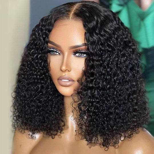 16 Inch Curly/Body Wave/Straight Lob Wig | Long Bob Human Hair Wig ...