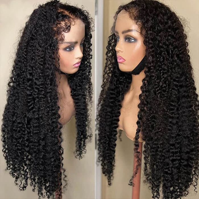 4C Kinky Edges Wigs | Human Hair Wig With Curly Edges – Hermosa Hair