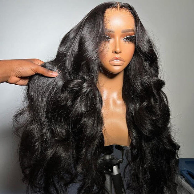 13x4 HD Lace Frontal Wig 100% Human Hair Wigs With Invisible Bleached ...