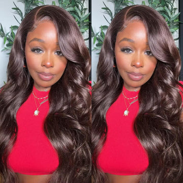 Chocolate Brown Wigs | #4 Color Human Hair Lace Front Wig – Hermosa Hair