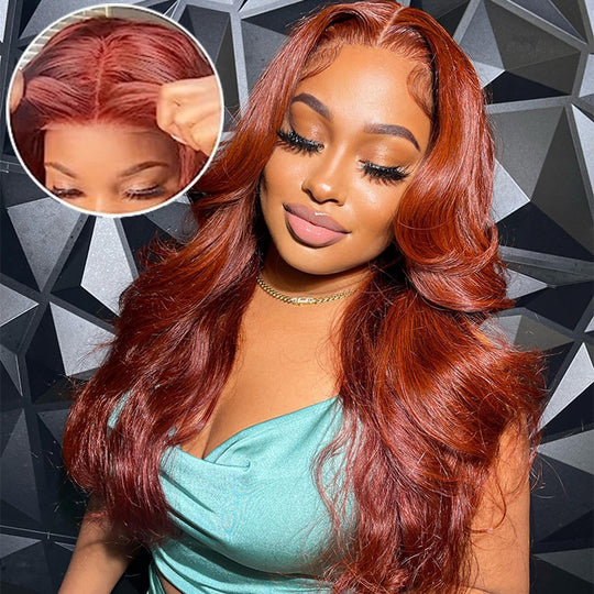 Reddish Brown Wigs | 33 Color Human Hair Wig – Hermosa Hair