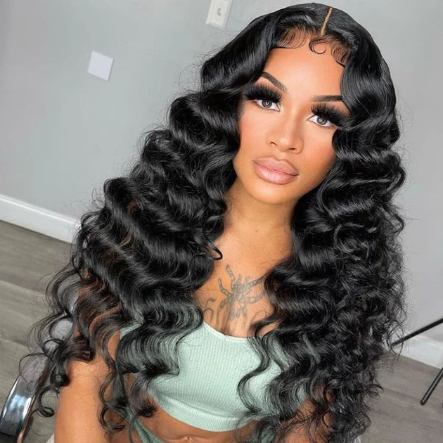 Loose Wave HD Lace Closure Wigs No Work Needed 180% Density – Hermosa Hair