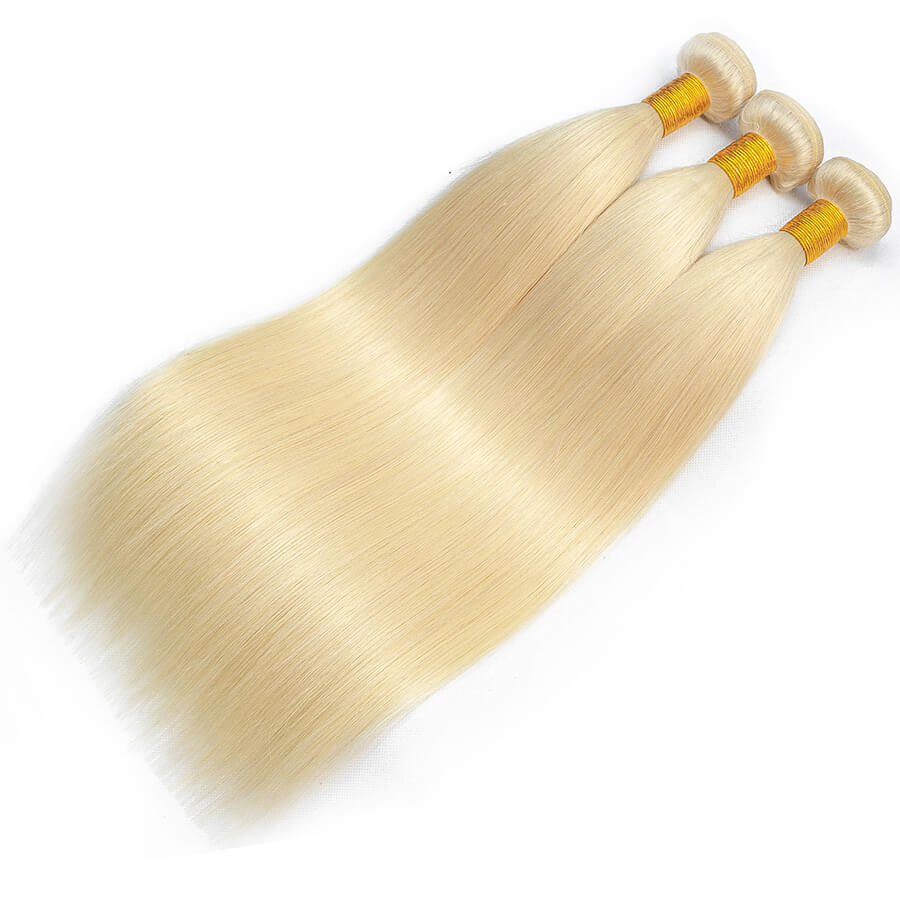 #613 Blonde Hair Bundles | 613 Human Hair Bundles With Closure ...