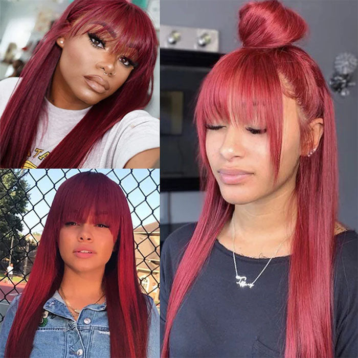 Chinese Bang Wig Human Hair – Hermosa Hair